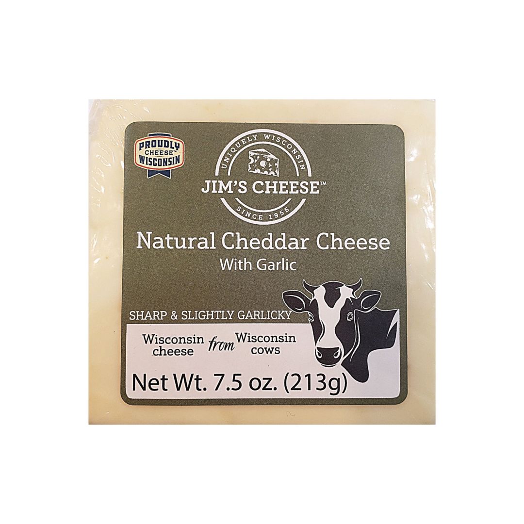 Buy Garlic White Cheddar Cheese Online from Westby Creamery