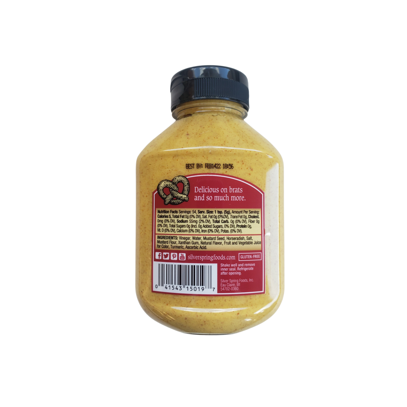 9.5 oz. Silver Spring Beer 'n Brat Mustard | Westby Creamery