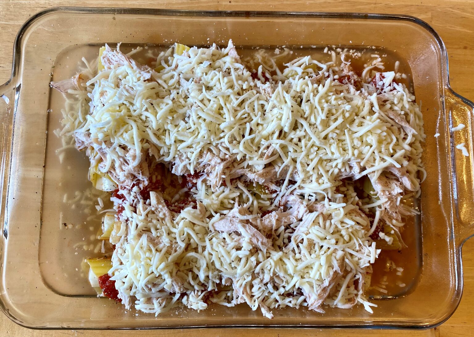 String Cheese Stuffed Manicotti Dinner Dish