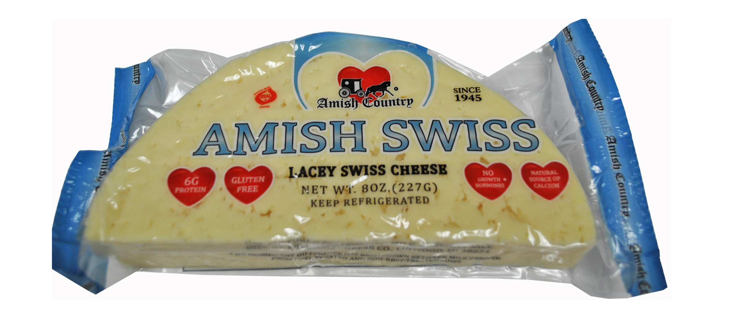 Halfmoon Lacey Swiss Cheese - Westby Cooperative Creamery